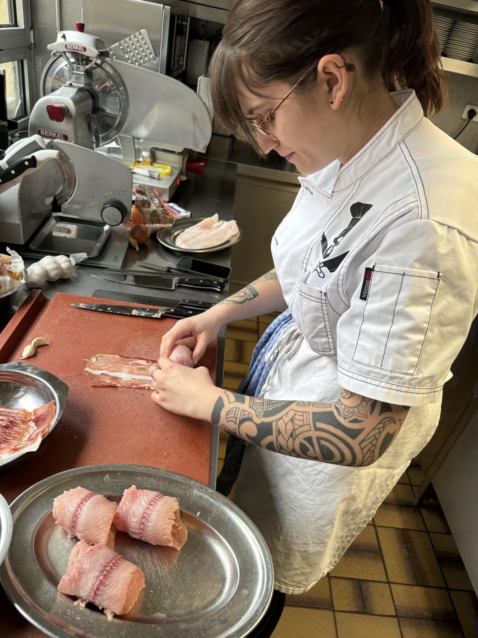 Reinanken-Saltimbocca, heute vom Wels – KRAUTJUNKER